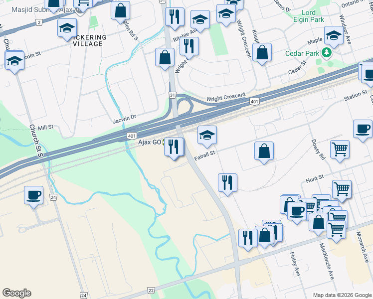 Westney Road South, Ajax ON - Walk Score
