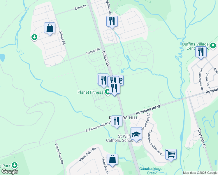 2460 Brock Road, Pickering ON - Walk Score