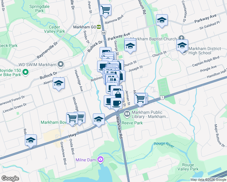 68 Main Street Markham North, Markham ON - Walk Score