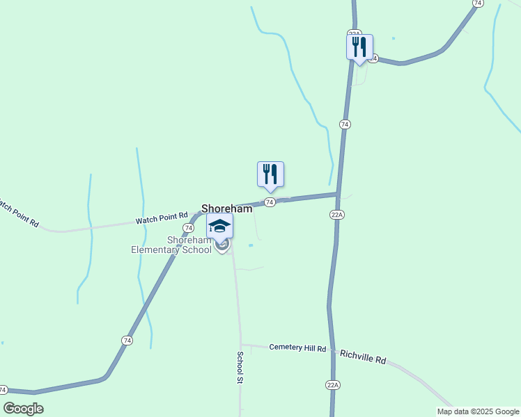 245 Main Street, Shoreham VT - Walk Score