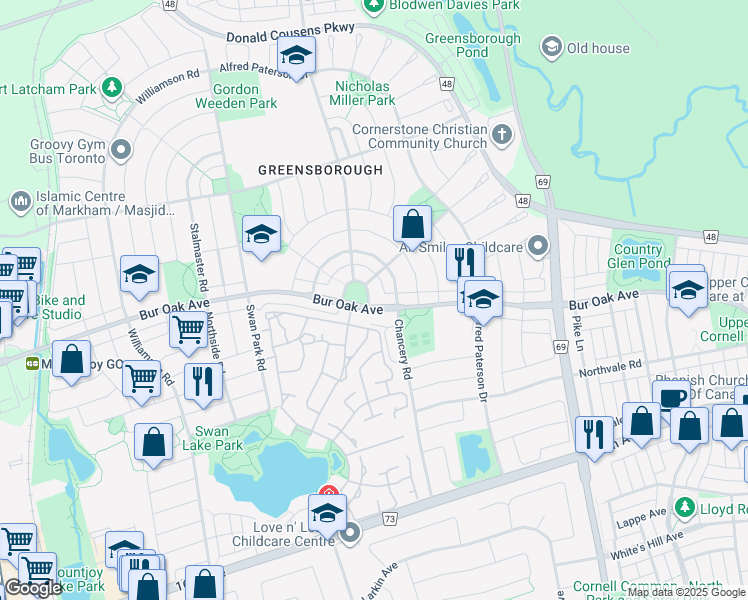 50 Greensborough Village Circle, Markham ON - Walk Score