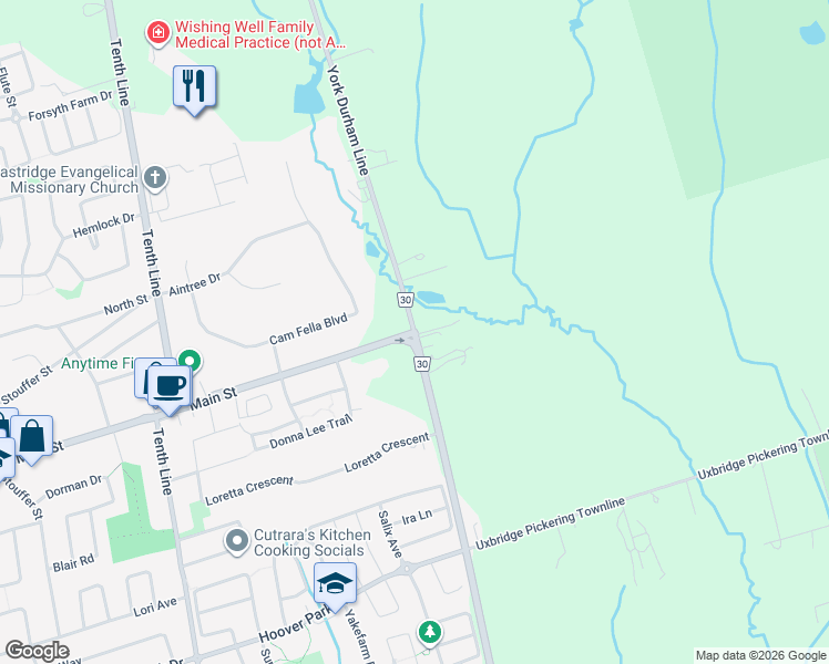 1349 York Durham Line, Whitchurch-Stouffville ON - Walk Score