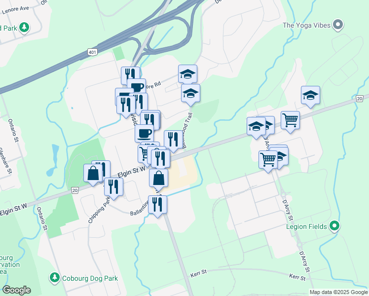 1055 Birchwood Trail, Cobourg ON - Walk Score