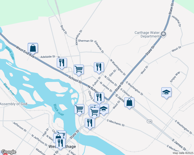 304 North James Street, Carthage NY - Walk Score