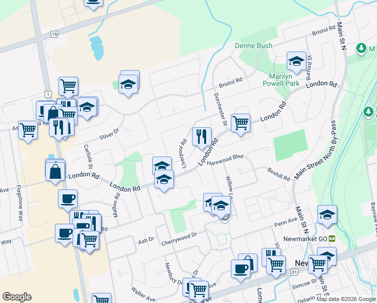 256 Manchester Drive, Newmarket ON - Walk Score