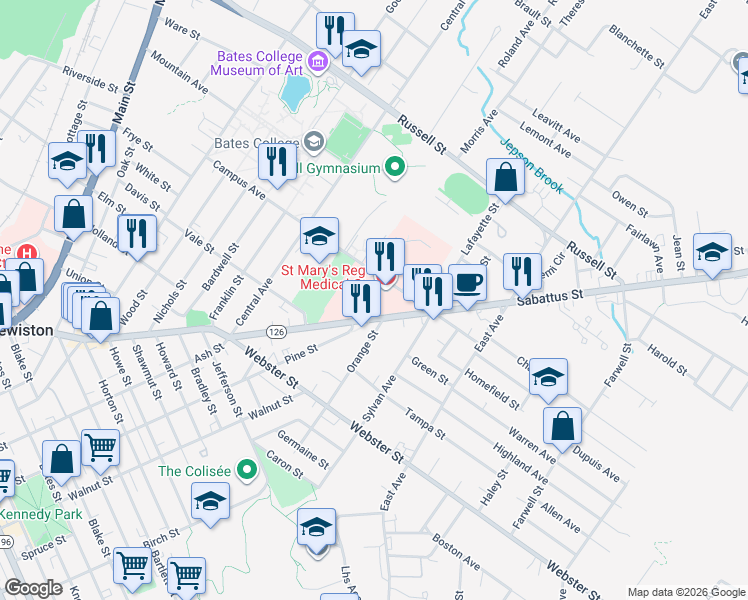 330 Sabattus Street, Lewiston ME - Walk Score