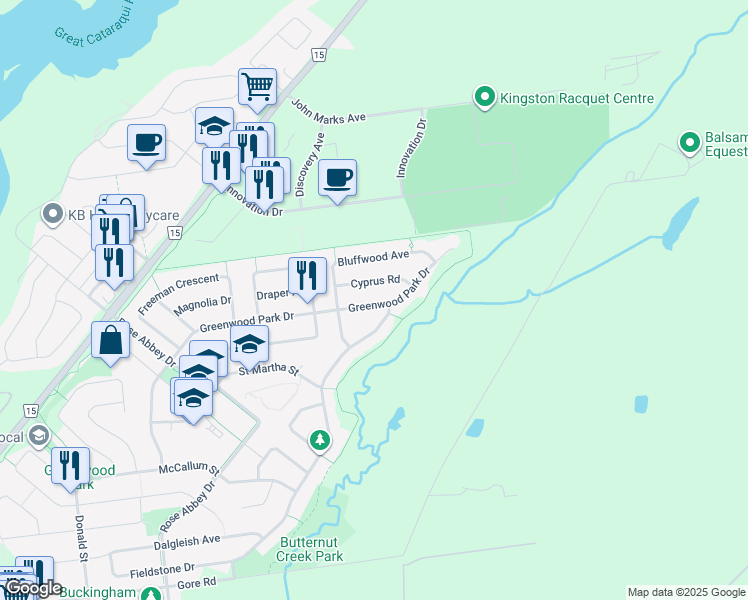 1220 Greenwood Park Drive, Kingston ON - Walk Score
