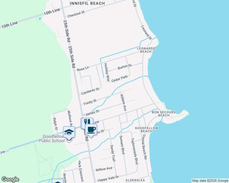 714 Trinity Street, Innisfil ON - Walk Score