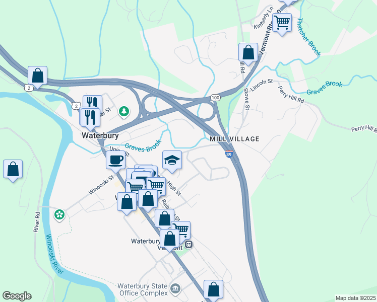 Stowe Street, Waterbury VT - Walk Score