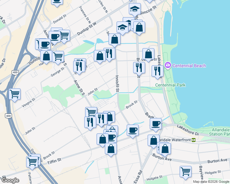 138 Innisfil Street, Barrie ON - Walk Score