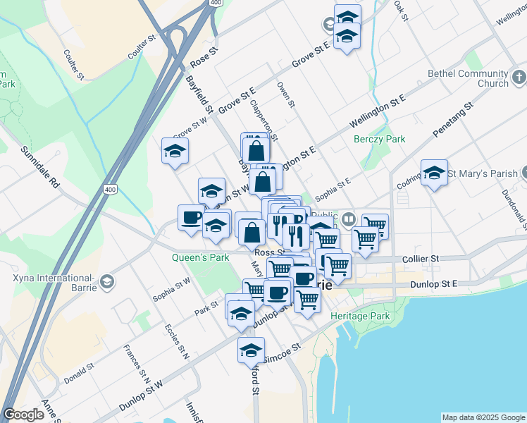 136 Bayfield Street, Barrie ON - Walk Score