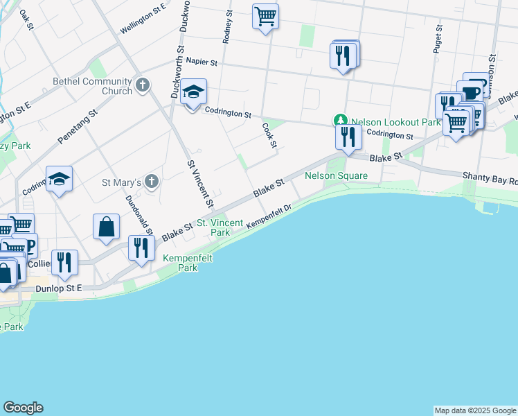 10 Rodney Street, Barrie ON - Walk Score