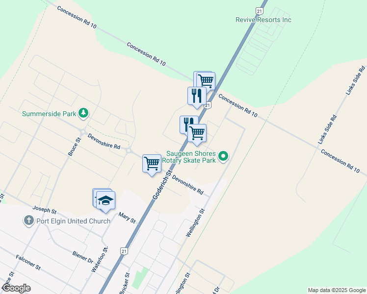 1199 Goderich Street, Saugeen Shores ON - Walk Score