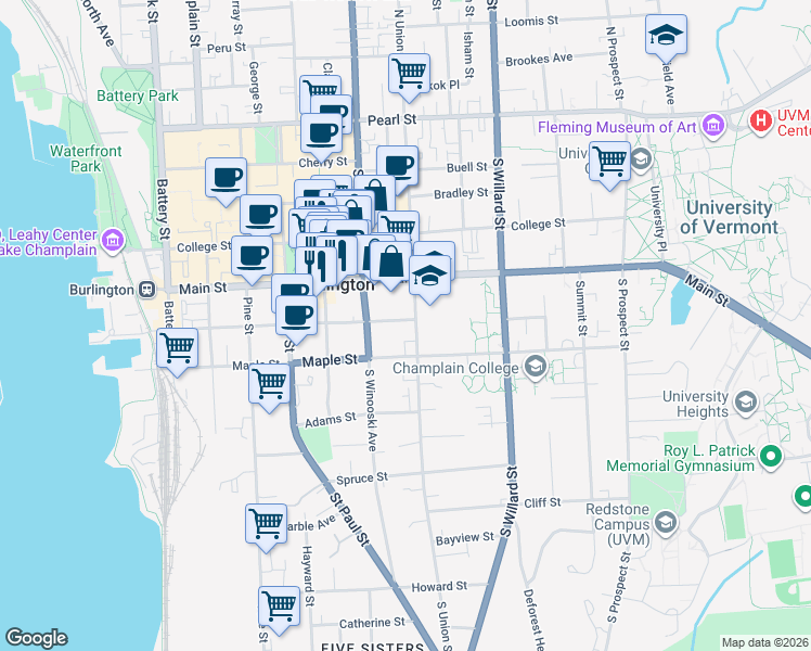 425 King Street, Burlington VT - Walk Score