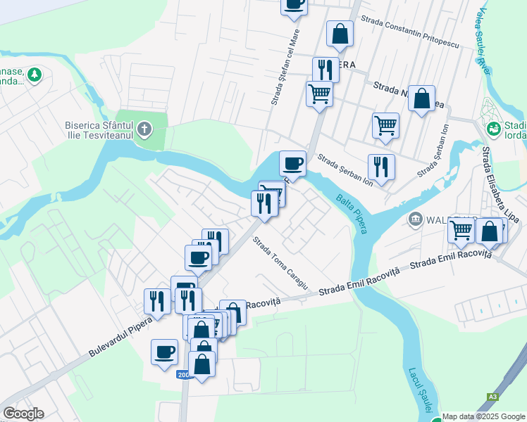 1H Bulevardul Pipera, Voluntari IF - Walk Score