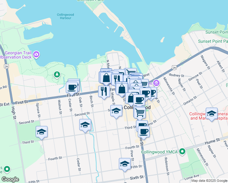 27 Maple Street, Collingwood ON - Walk Score