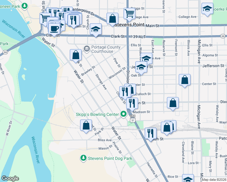1948 Church Street, Stevens Point WI - Walk Score