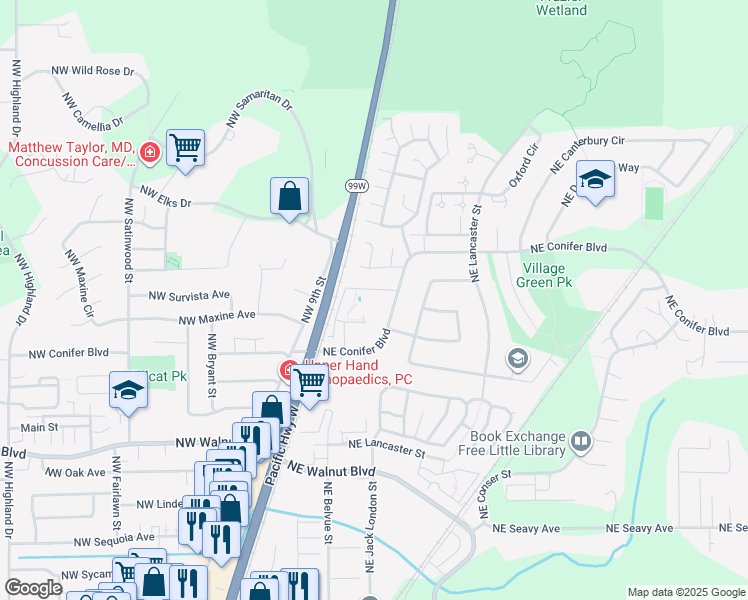 213 Northeast Conifer Boulevard, Corvallis OR - Walk Score