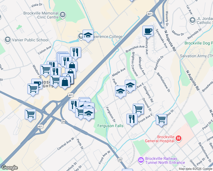 45 Brookview Crescent, Brockville ON - Walk Score