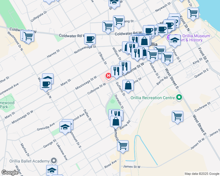 57 Dunedin Street, Orillia ON - Walk Score