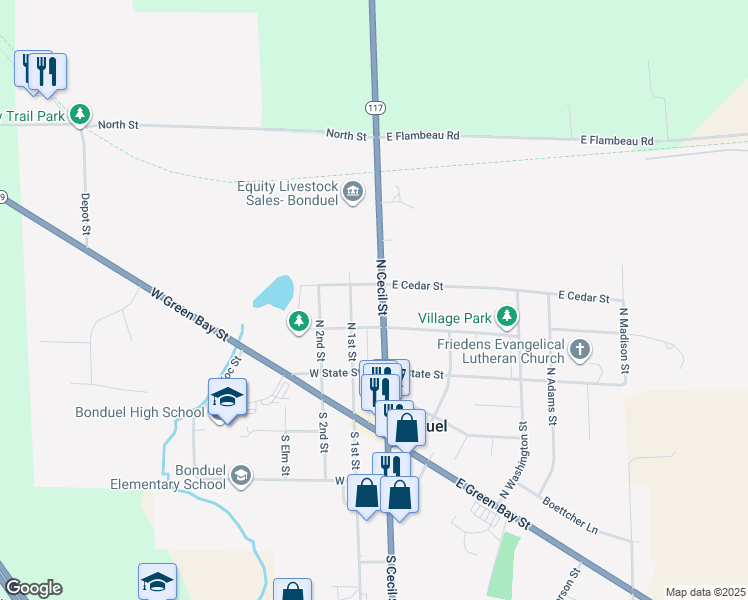 319 North Cecil Street, Bonduel WI - Walk Score