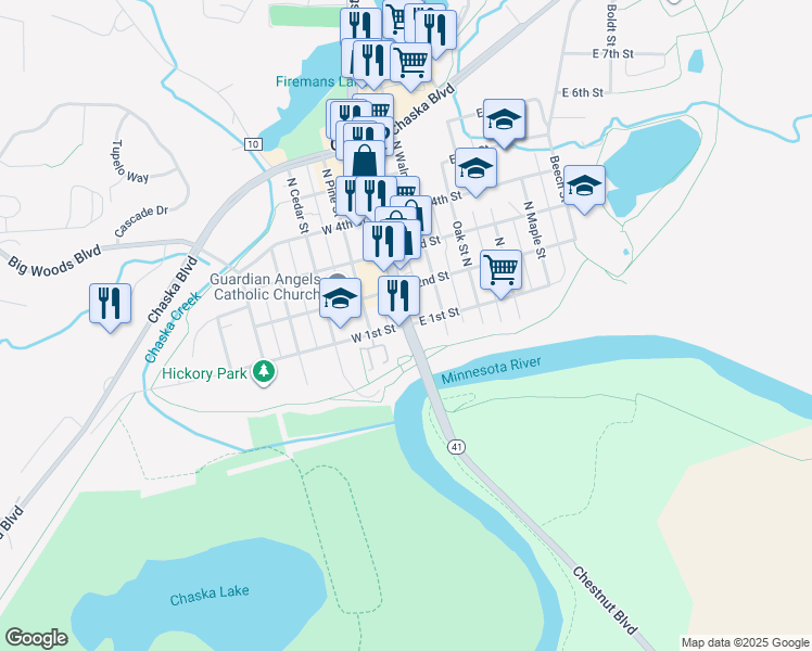 100 South Chestnut Street, Chaska MN - Walk Score