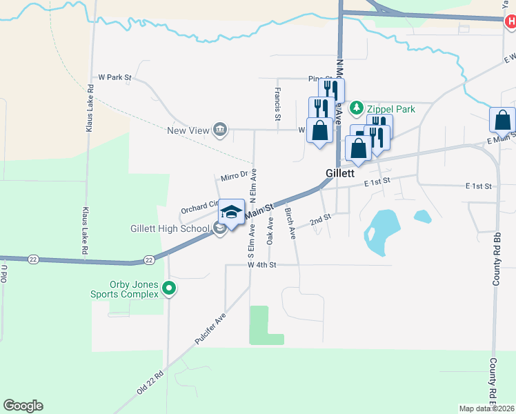 157 West Main Street, Gillett WI - Walk Score