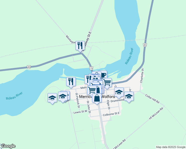 0 Leeds and Grenville 43, Merrickville-Wolford ON - Walk Score