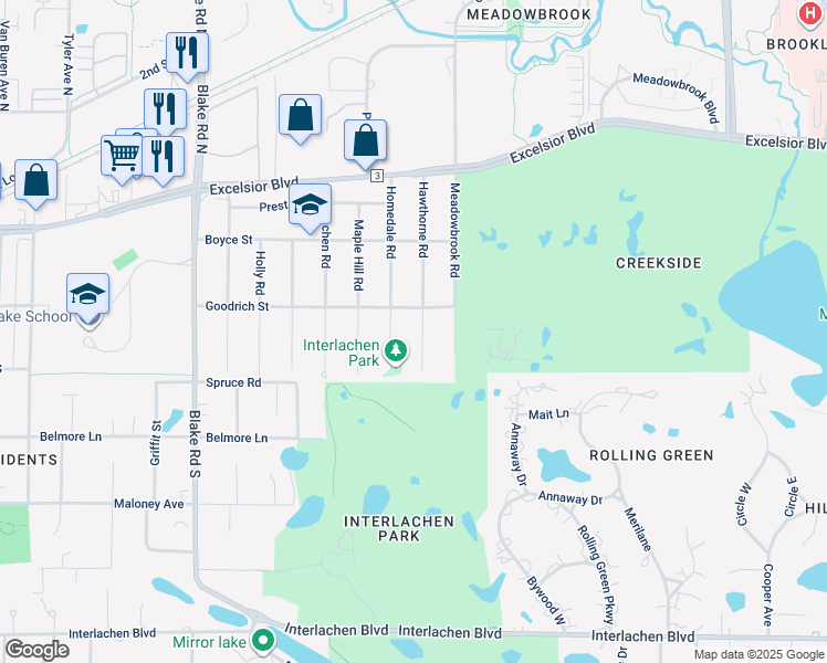 214 Hawthorne Road, Hopkins MN - Walk Score