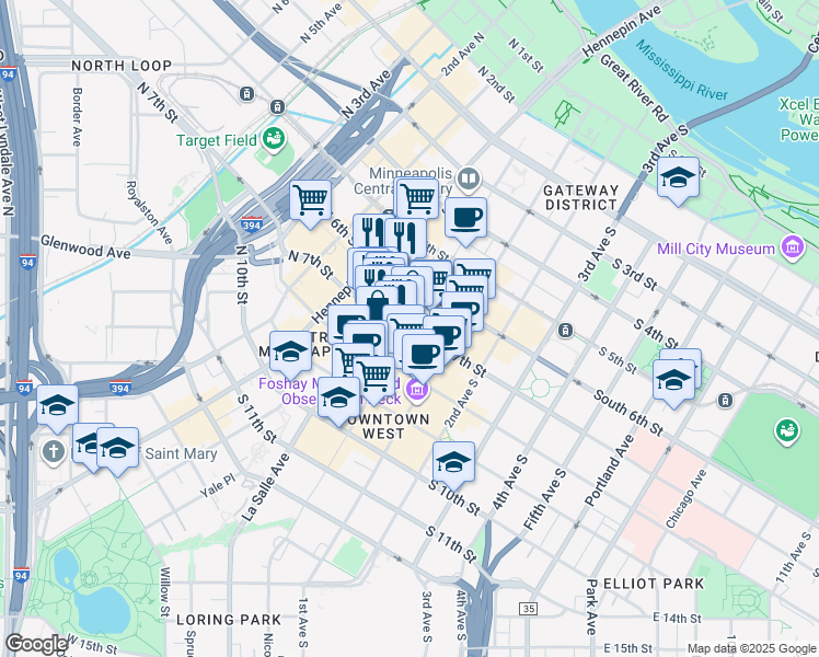 7th St S & Nicollet Mall, Minneapolis MN - Walk Score