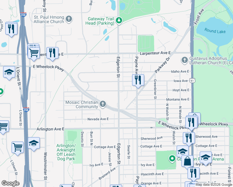 1551 Edgerton Street, St. Paul Park MN - Walk Score