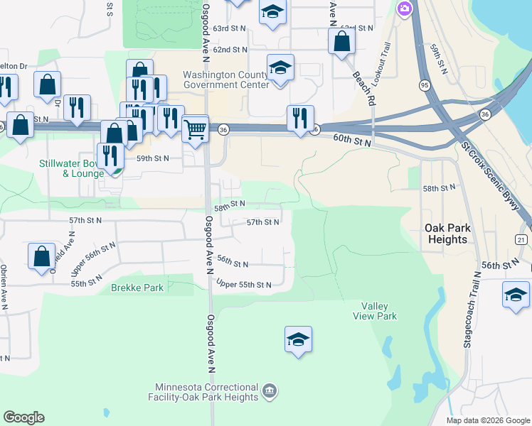 Oak Park Heights MN - Walk Score