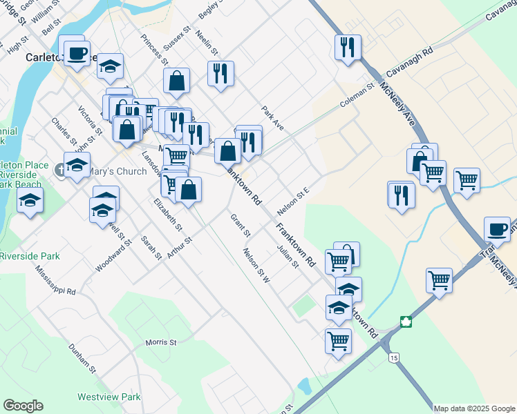 212 Franktown Road, Carleton Place ON - Walk Score