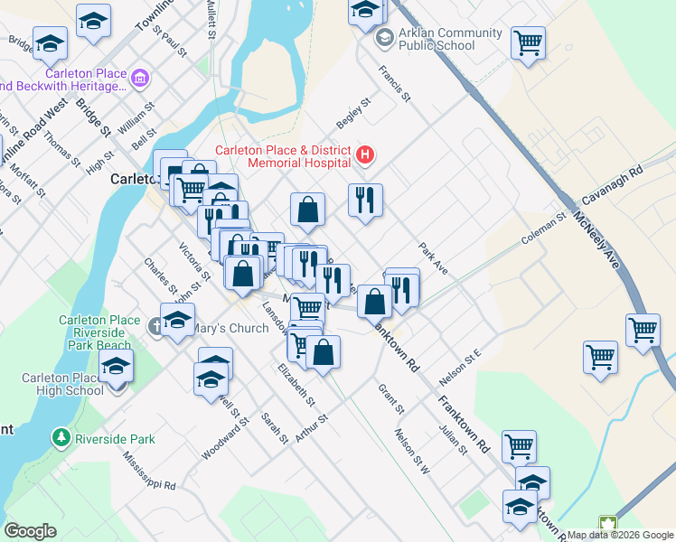 Rochester Street, Carleton Place ON - Walk Score