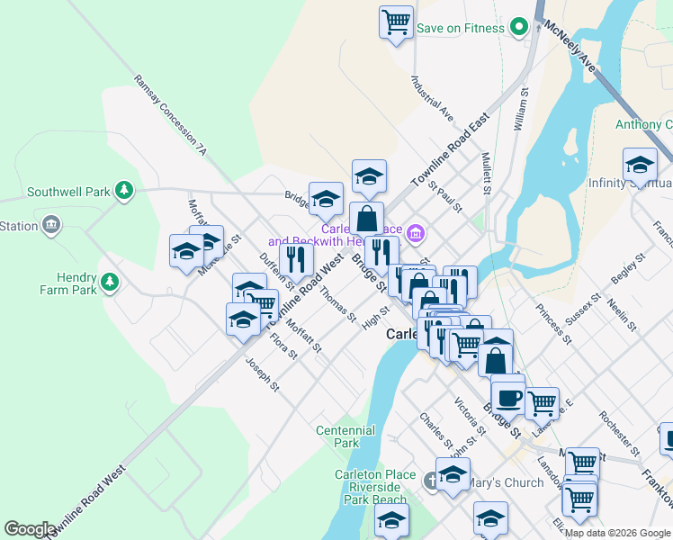24 Townline Road West, Carleton Place ON - Walk Score