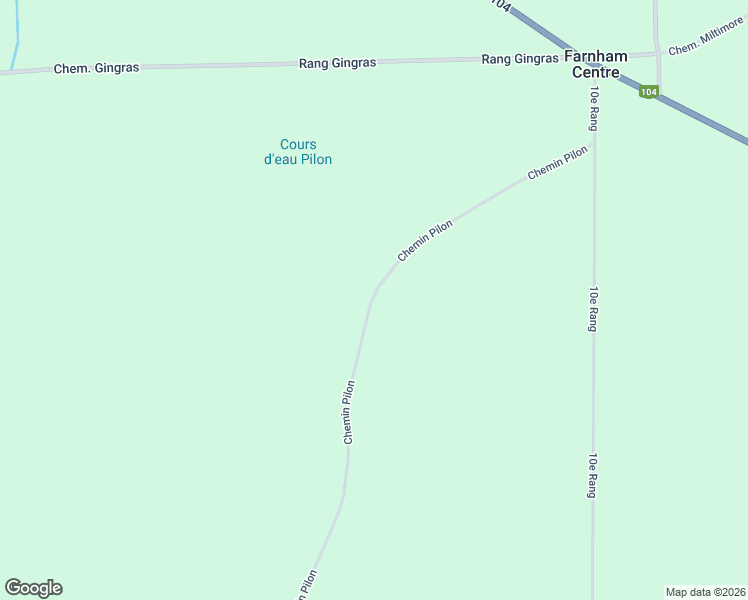 1236 Chemin Pilon, Dunham QC - Walk Score