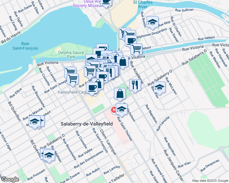 98 Rue Nicholson, Salaberry-de-Valleyfield QC - Walk Score