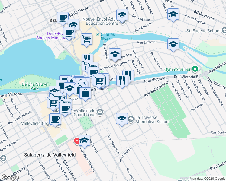 11 Rue Champlain, Salaberry-de-Valleyfield QC - Walk Score