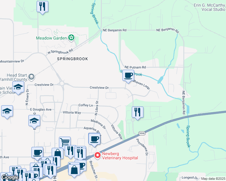 3804 Crestview Drive, Newberg OR - Walk Score