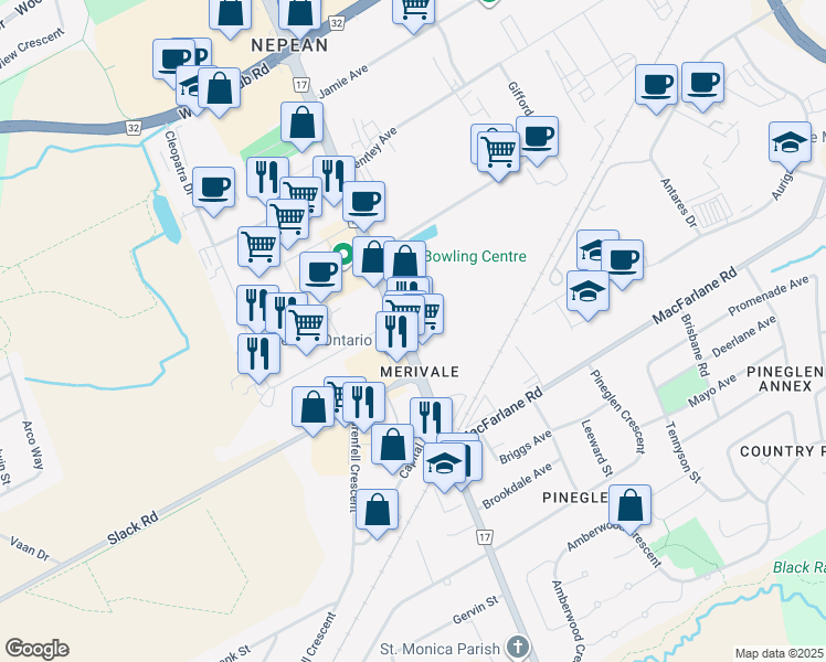 1969 Merivale Road, Ottawa ON - Walk Score