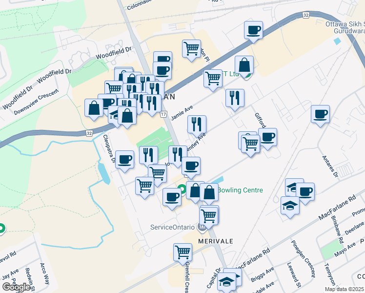 1891 Merivale Road, Ottawa ON - Walk Score
