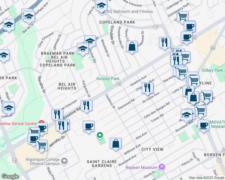 1652 Baseline Road, Ottawa ON - Walk Score