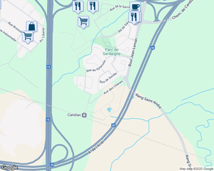 Rue de la Sorbonne, Candiac QC - Walk Score