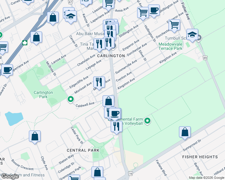 1170 Merivale Road, Ottawa ON - Walk Score