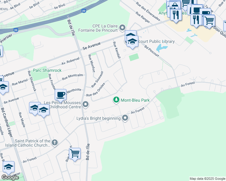429 Rue des Merles, Pincourt QC - Walk Score