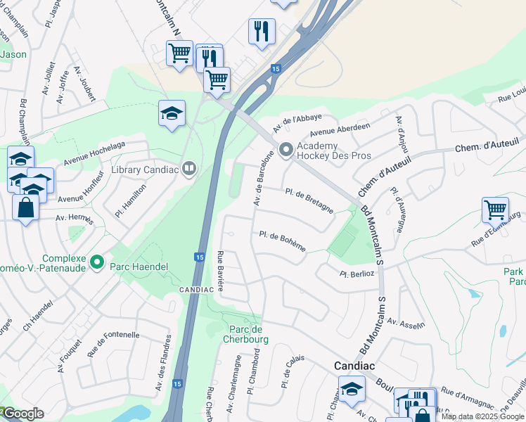 71 Place de Bretagne, Candiac QC - Walk Score