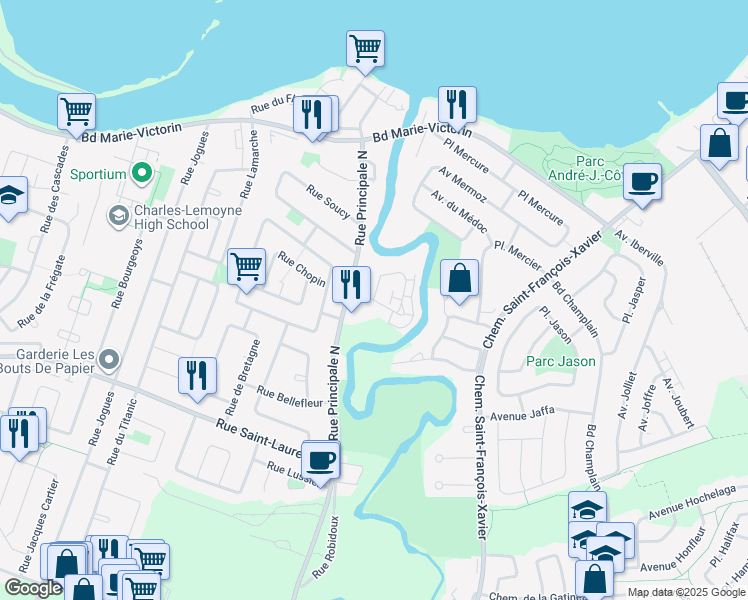 Rue Desrochers, Delson QC - Walk Score