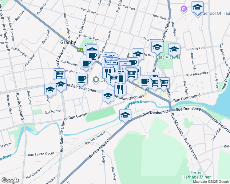 168 Rue Empire, Granby QC - Walk Score