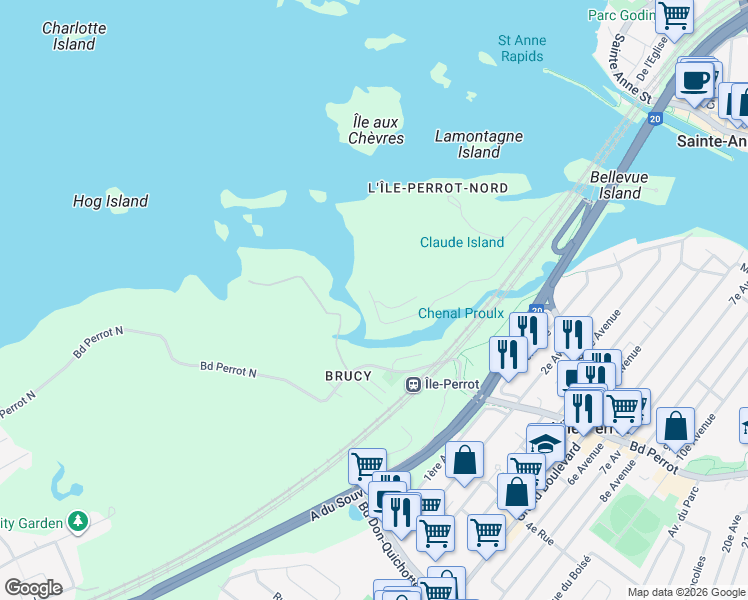 130 Chemin de l'Île Claude, L'Île-Perrot QC - Walk Score