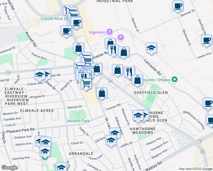 2080 Russell Road, Ottawa ON - Walk Score